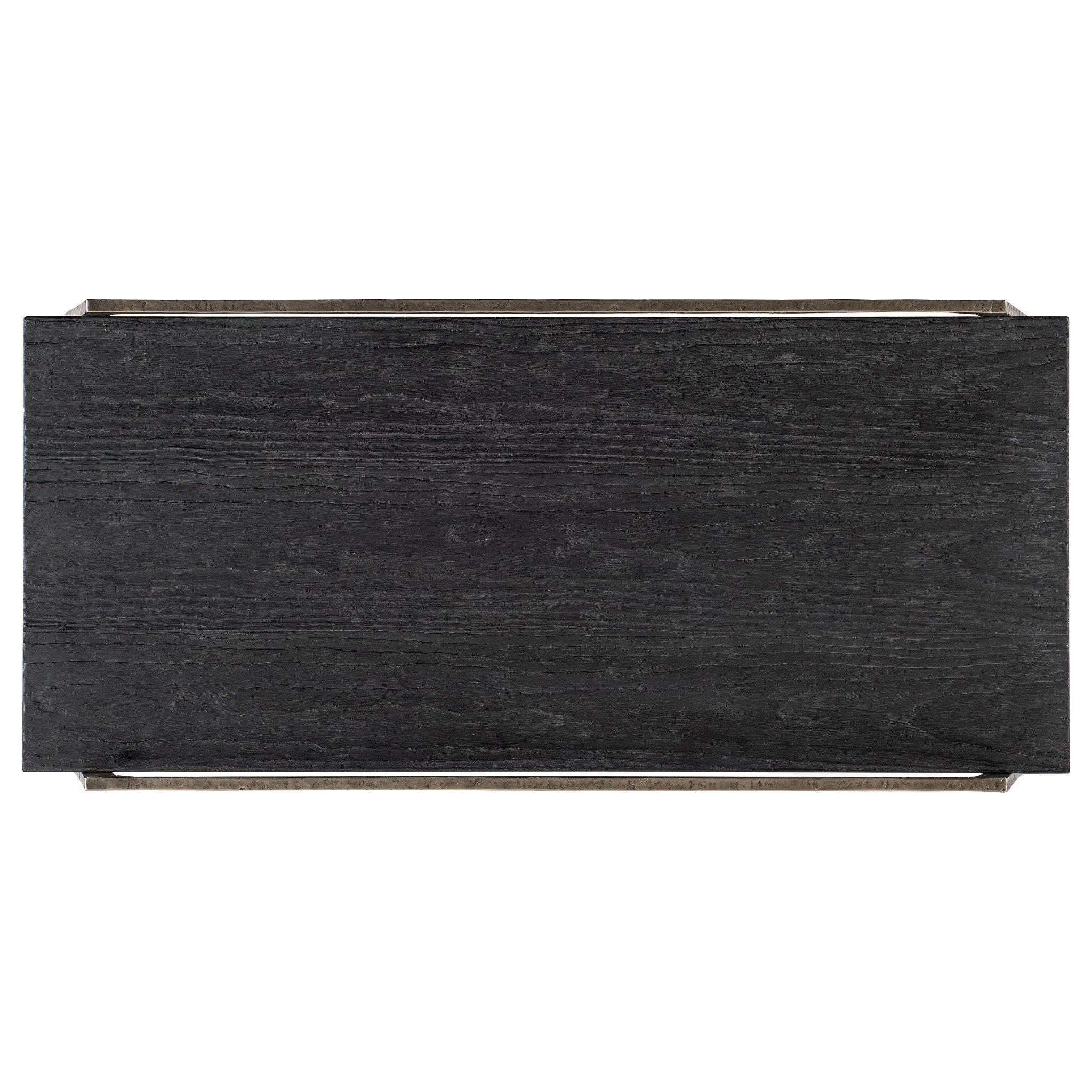 Chapman Shou Sugi Ban Rectangle Cocktail Table – Outrageous Interiors and Design