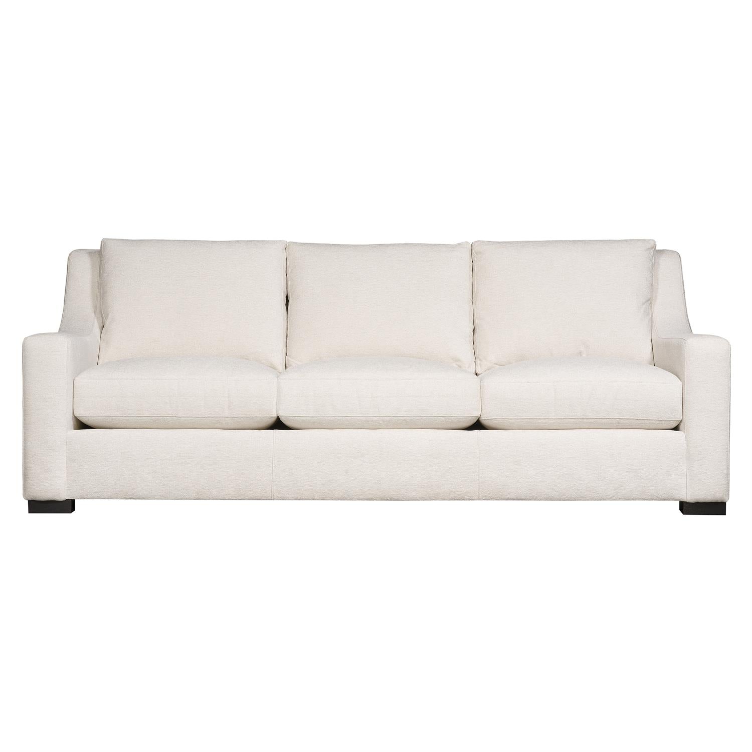 Germain Custom Fabric Sofa with Sloped Arms – Outrageous Interiors and Design