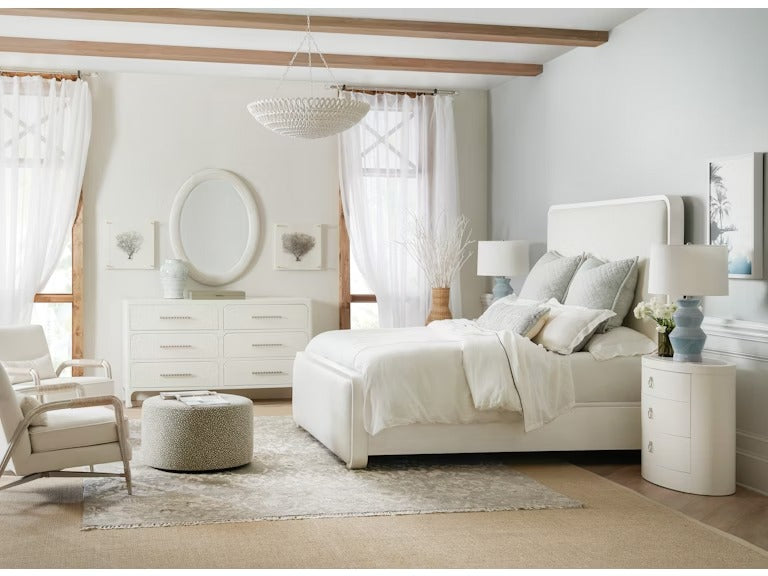 Serenity Ashore Queen Upholstered Panel Bed – Outrageous Interiors and ...