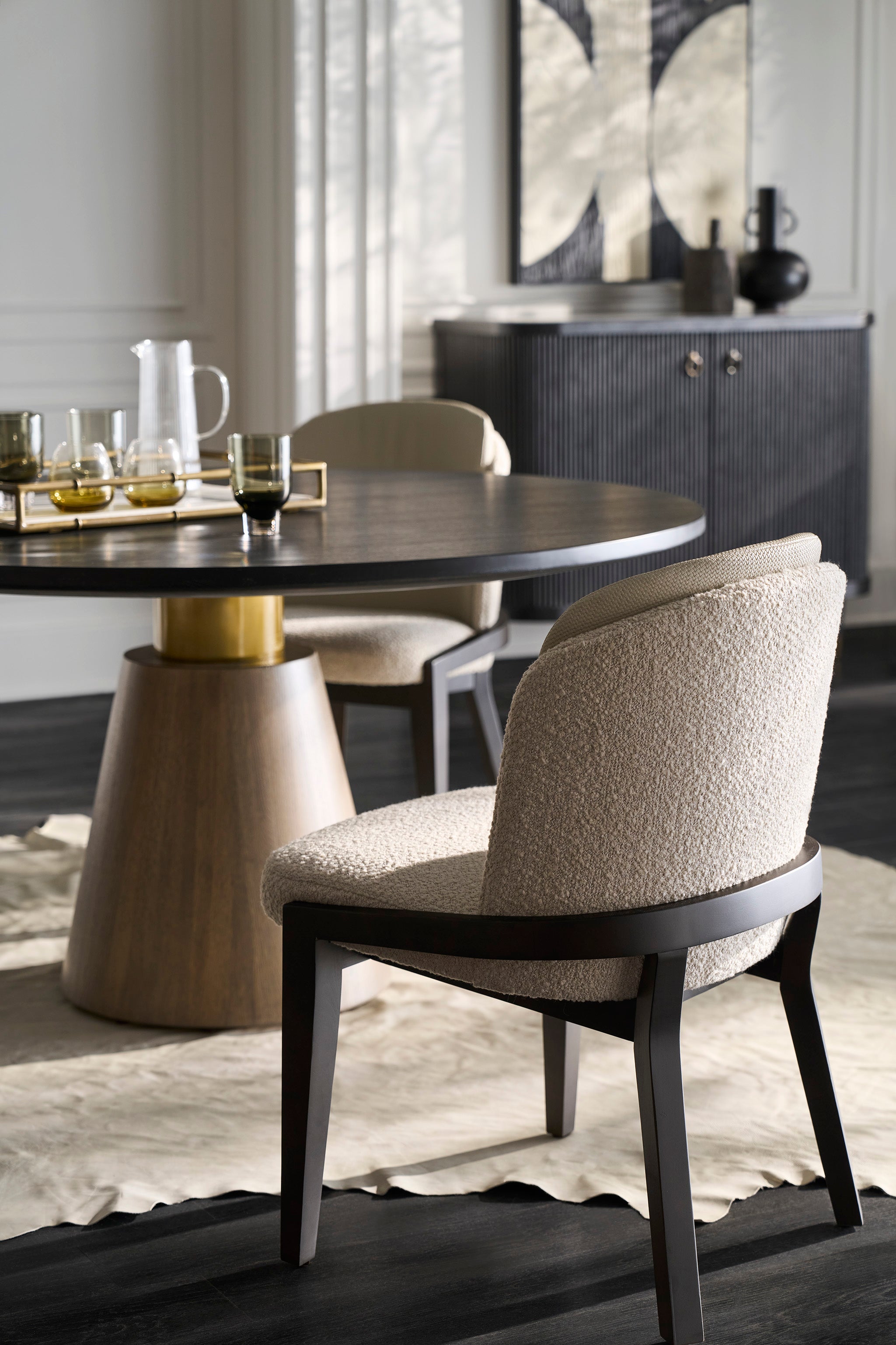 Everett Dining Table - Charcoal – Outrageous Interiors and Design