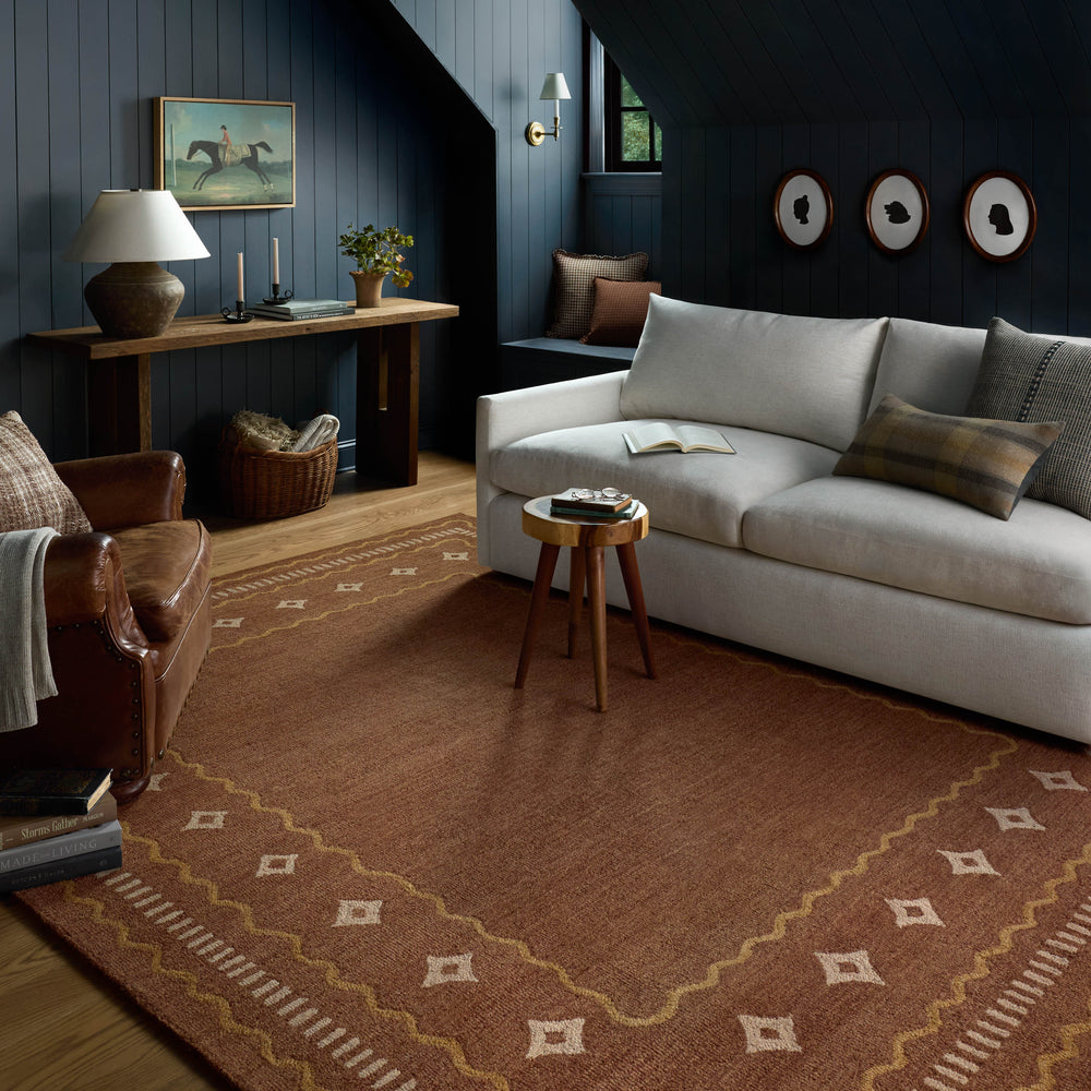 Chris Loves Julia x Loloi Alfie Clay / Spice 9'-3" x 13' Area Rug ...