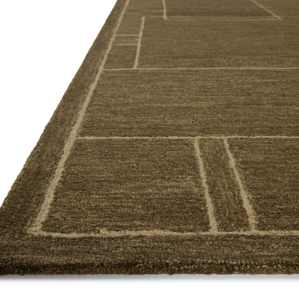 Jeremiah Brent x Loloi Barrow Olive / Natural 3'-6" x 5'-6" Accent Rug ...