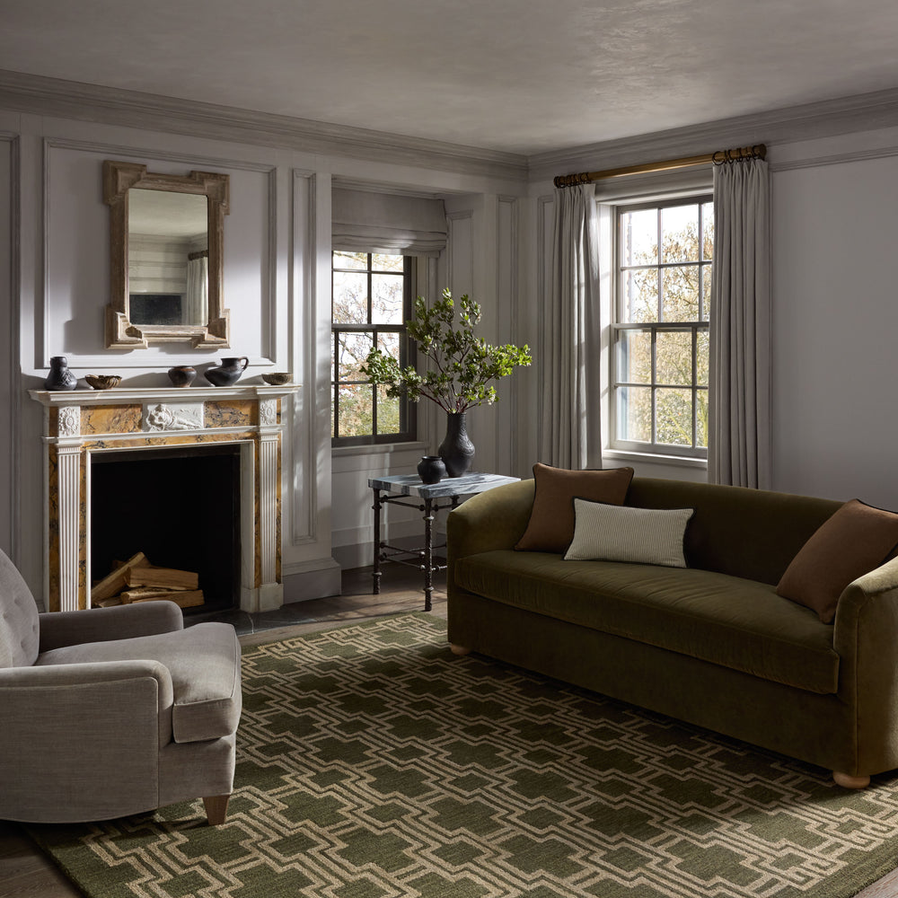 Jeremiah Brent x Loloi Barrow Moss / Beige 2'-6" x 9'-9" Runner Rug ...