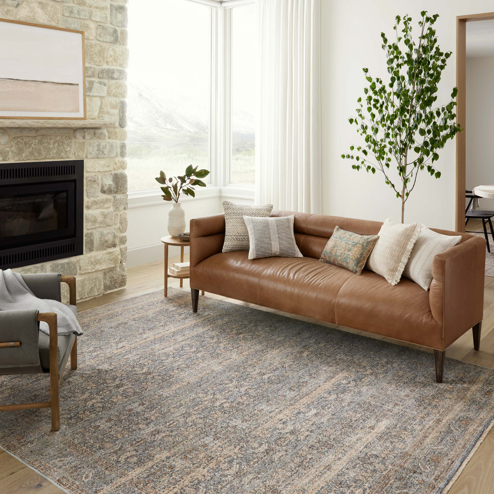 Angela Rose x Loloi Blake Ocean / Mocha 2'-7" x 10'-0" Runner Rug ...