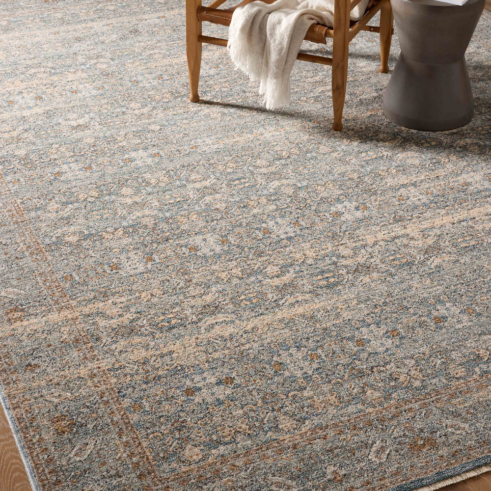 Angela Rose x Loloi Blake Ocean / Mocha 2'-7" x 10'-0" Runner Rug ...