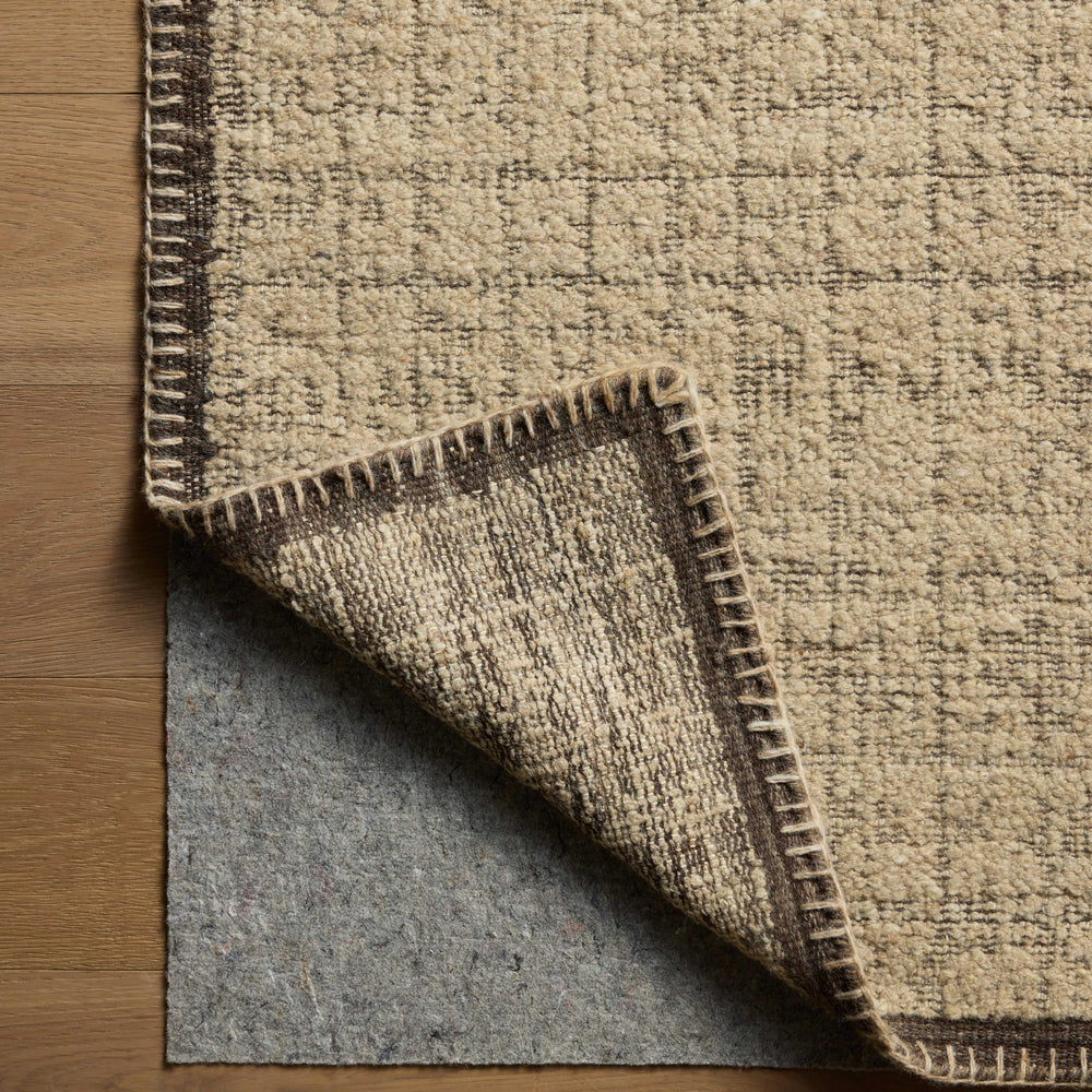 Amber Lewis x Loloi Bowie Sand / Coffee 9'-6" x 13'-6" Area Rug ...