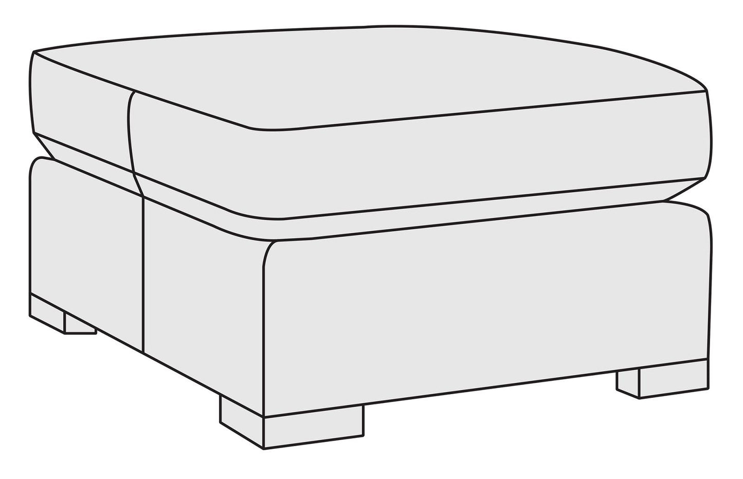 Bernhardt Upholstery Germain Ottoman B2661 – Outrageous Interiors and ...