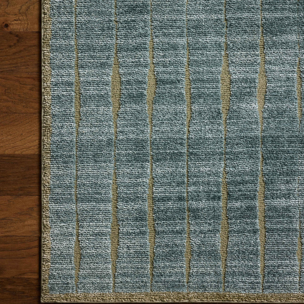 Chris Loves Julia x Loloi Calvin Ocean / Olive 9'-6" x 12'-6" Area Rug ...