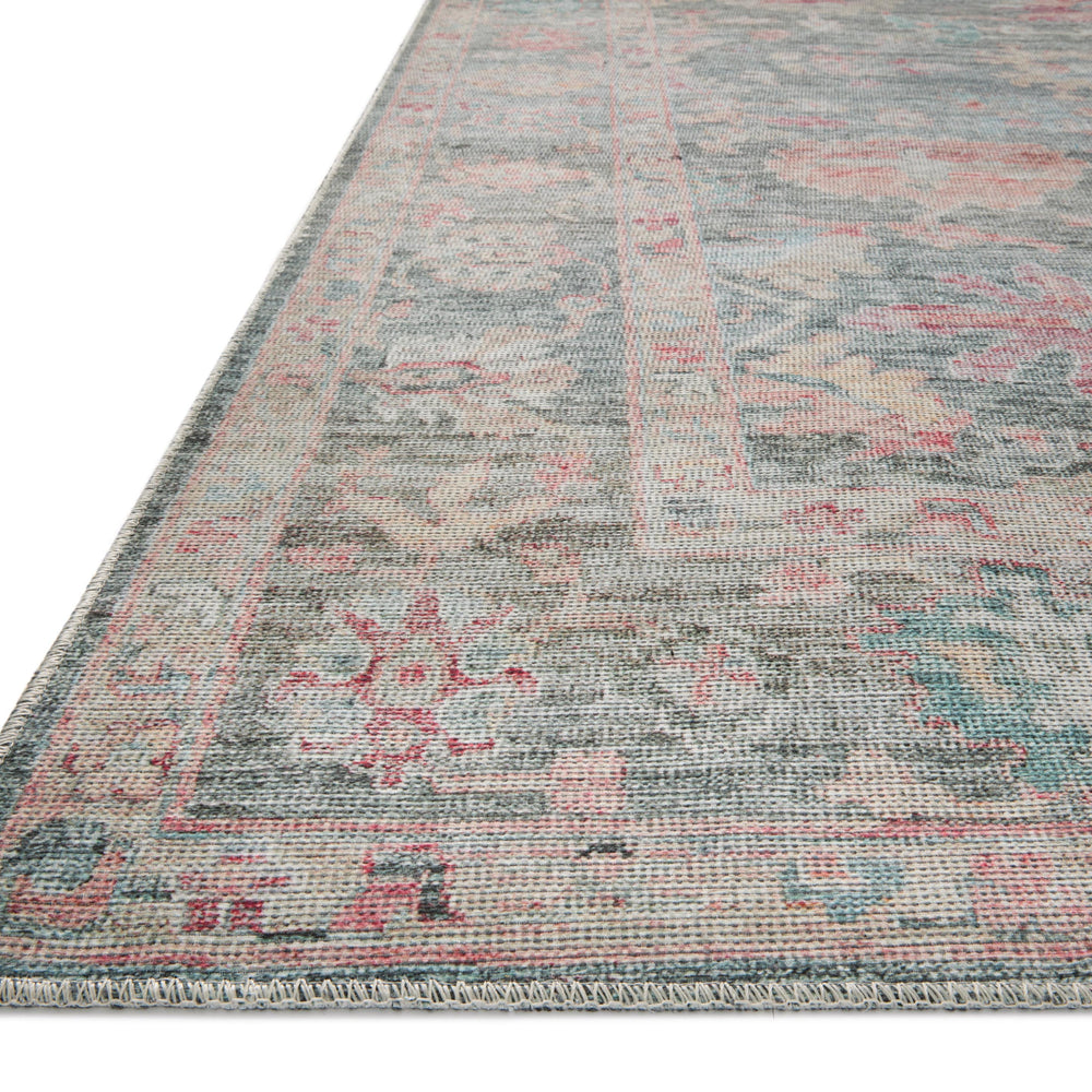 Loloi Elysium Graphite / Multi 3'-0" x 3'-0" Round Accent Rug ...