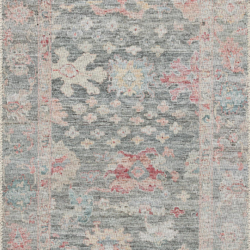 Loloi Elysium Graphite / Multi 3'-0" x 3'-0" Round Accent Rug ...