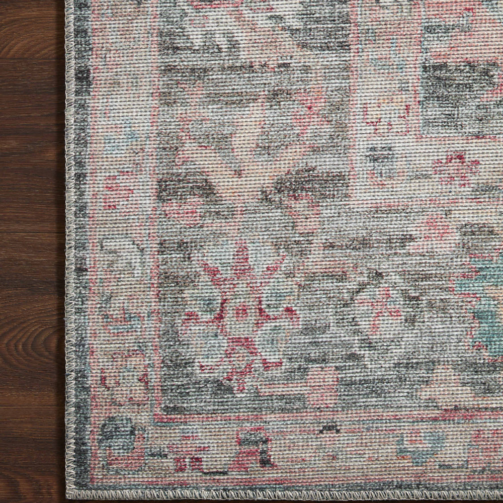Loloi Elysium Graphite / Multi 3'-0" x 3'-0" Round Accent Rug ...