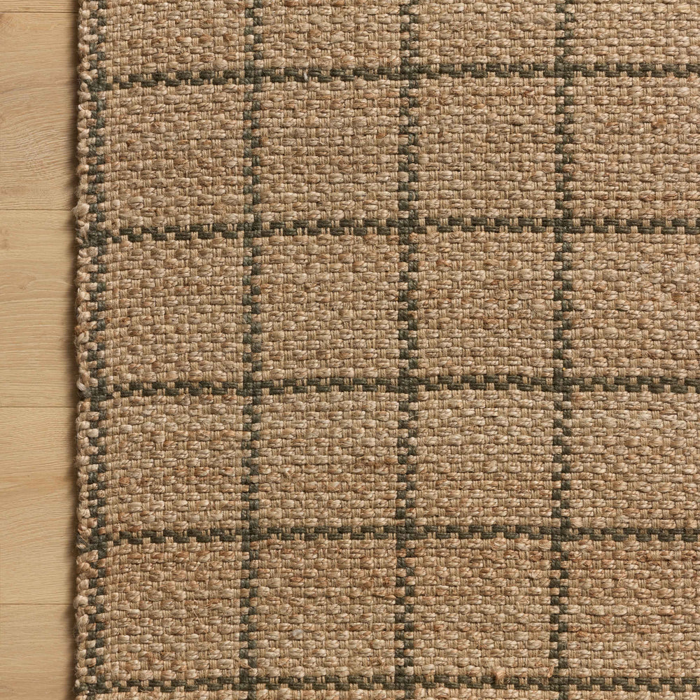 Chris Loves Julia x Loloi Fletcher Natural / Olive 2'-6" x 7'-6" Runne ...