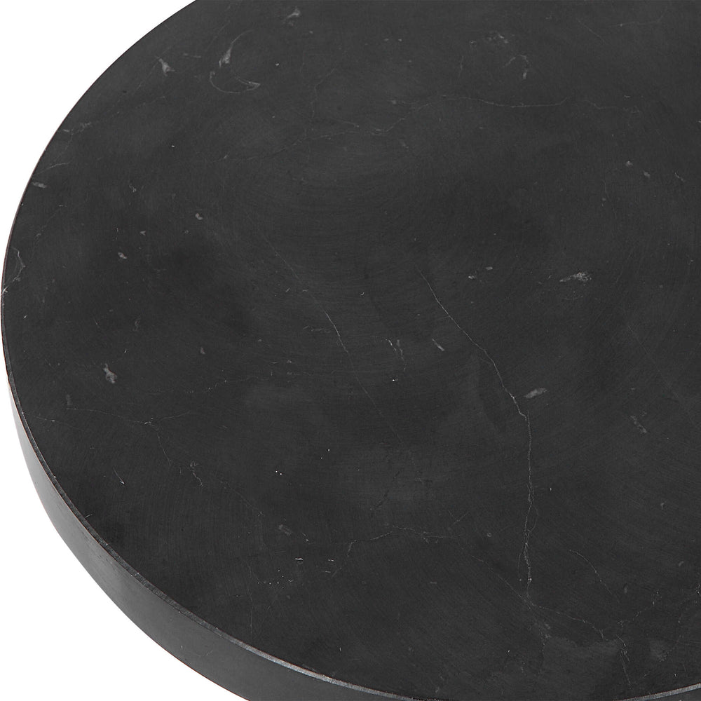 Uttermost Bead Black Marble Drink Table – Outrageous Interiors and Design