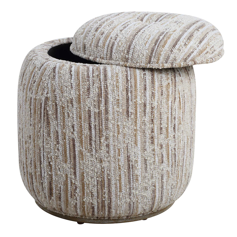 Uttermost Dialogue Tan Ottoman – Outrageous Interiors and Design
