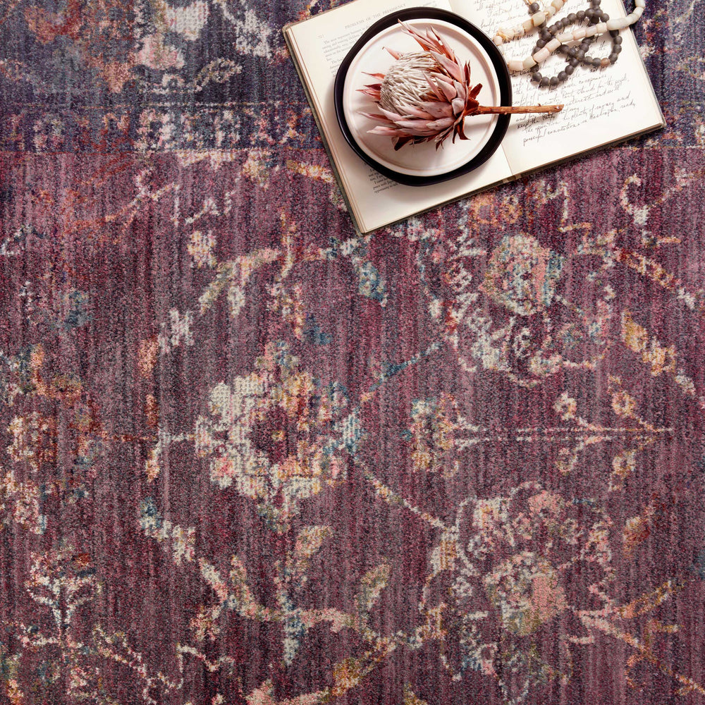 Loloi Giada Grape / Multi 2'-7" x 12'-0" Runner Rug – Outrageous ...
