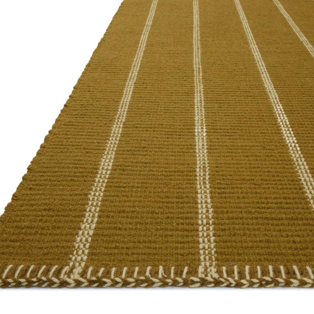 Amber Lewis x Loloi Harlan Ochre / Ivory 9'-6" x 13'-6" Area Rug ...