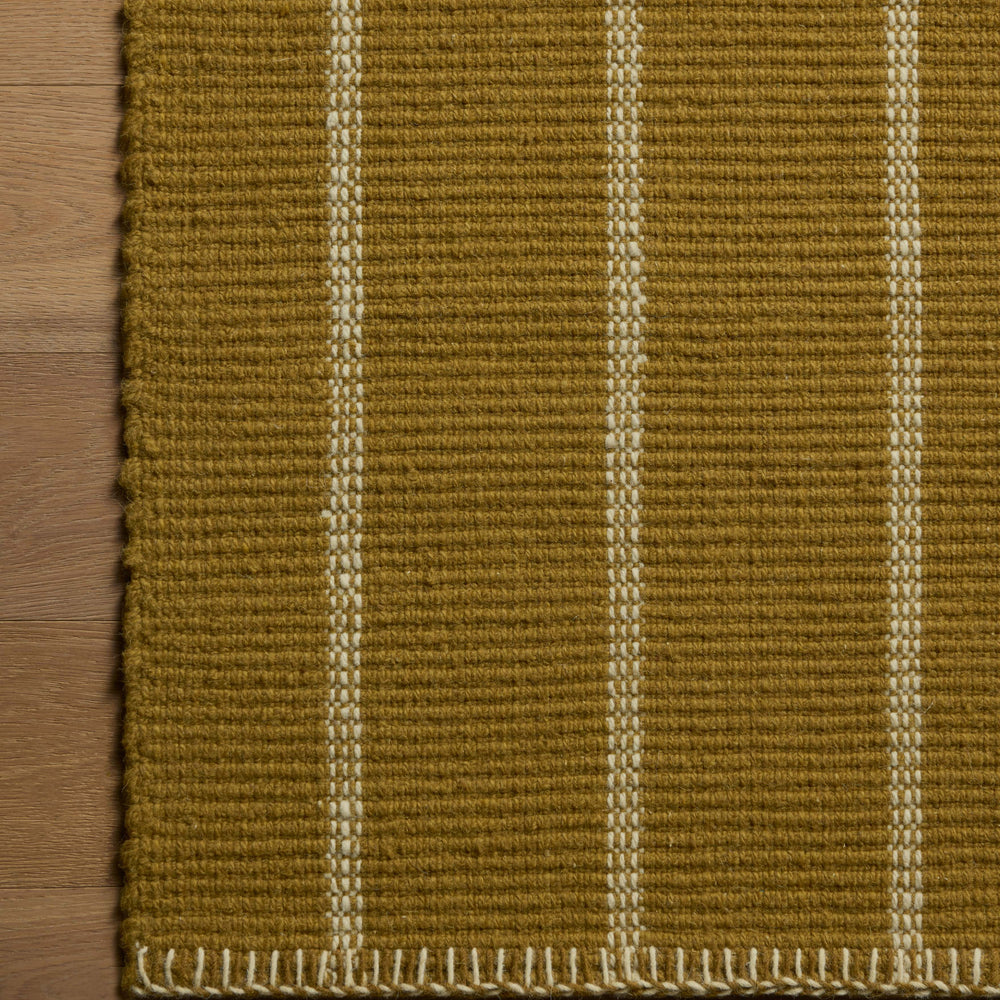 Amber Lewis x Loloi Harlan Ochre / Ivory 9'-6" x 13'-6" Area Rug ...