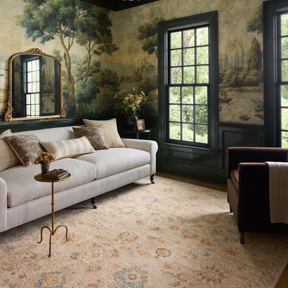 Chris Loves Julia x Loloi Palma Natural / Multi 2'-7" x 12'-0" Runner ...