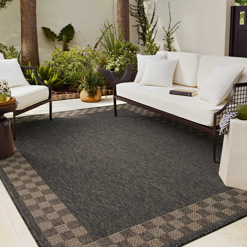 Chris Loves Julia x Loloi Providence Charcoal / Natural 9'-2" x 13' Ar ...