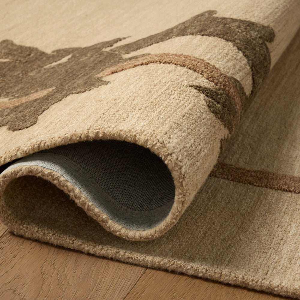 Brigette Romanek x Loloi Romi Natural / Olive 8'-6" x 11'-6" Area Rug ...