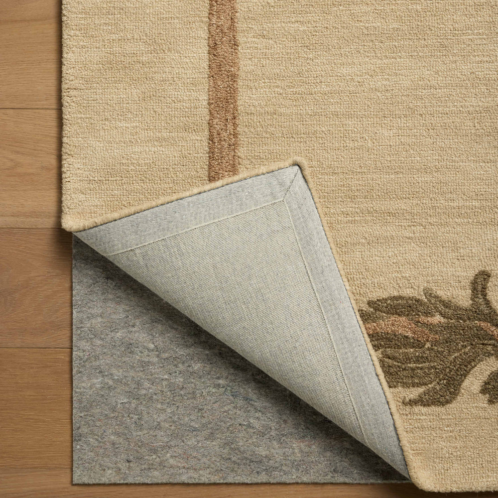 Brigette Romanek x Loloi Romi Natural / Olive 8'-6" x 11'-6" Area Rug ...