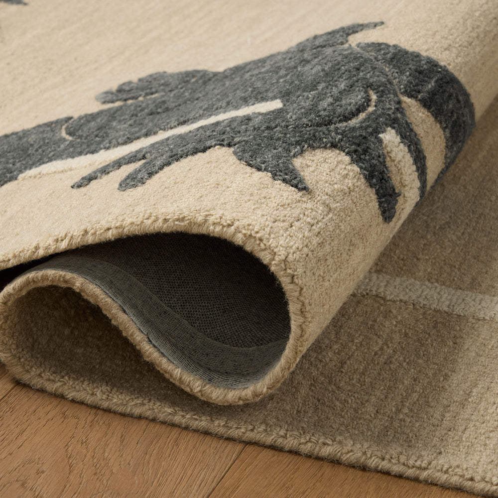 Brigette Romanek x Loloi Romi Oatmeal / Midnight 8'-6" x 11'-6" Area R ...