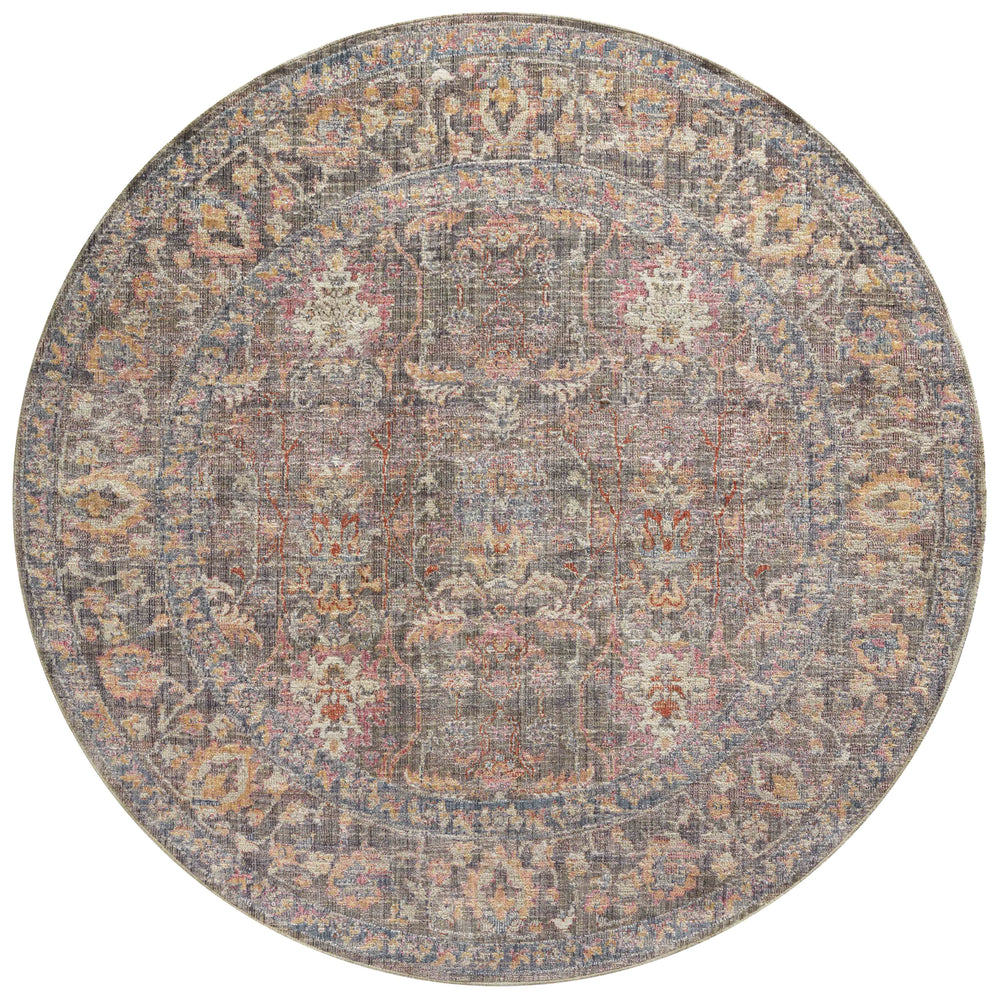 Chris Loves Julia x Loloi Rosemarie Stone / Multi 2'-7" x 10'-0" Runne ...