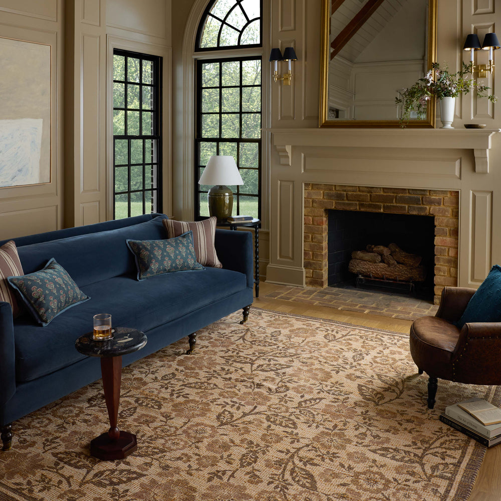 Chris Loves Julia x Loloi Rue Bark / Mocha 2'-3" x 3'-9" Accent Rug ...