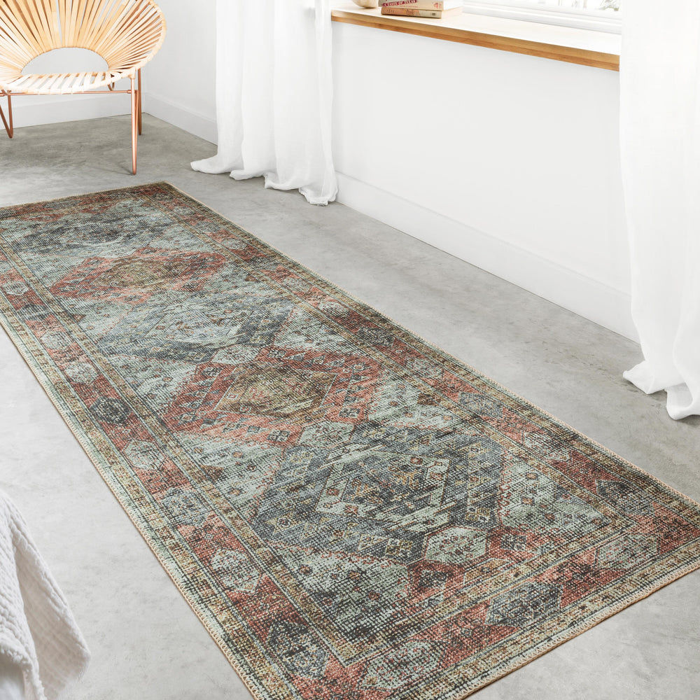 Loloi Skye Apricot / Mist 6'-0" x 6'-0" Round Area Rug – Outrageous ...
