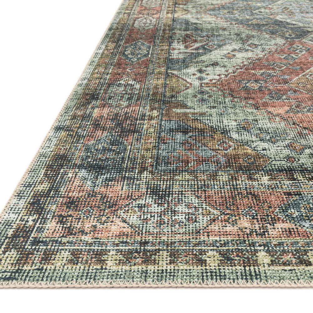 Loloi Skye Apricot / Mist 6'-0" x 6'-0" Round Area Rug – Outrageous ...