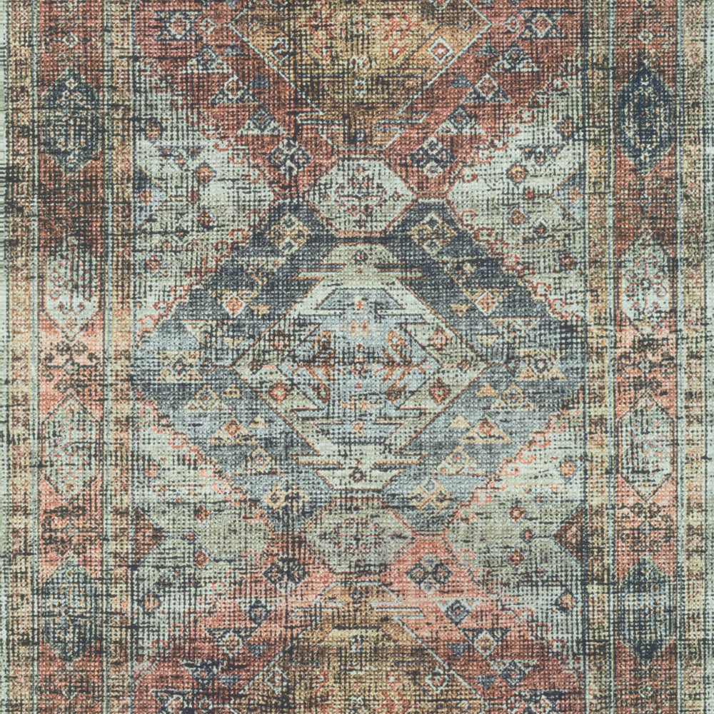 Loloi Skye Apricot / Mist 6'-0" x 6'-0" Round Area Rug – Outrageous ...
