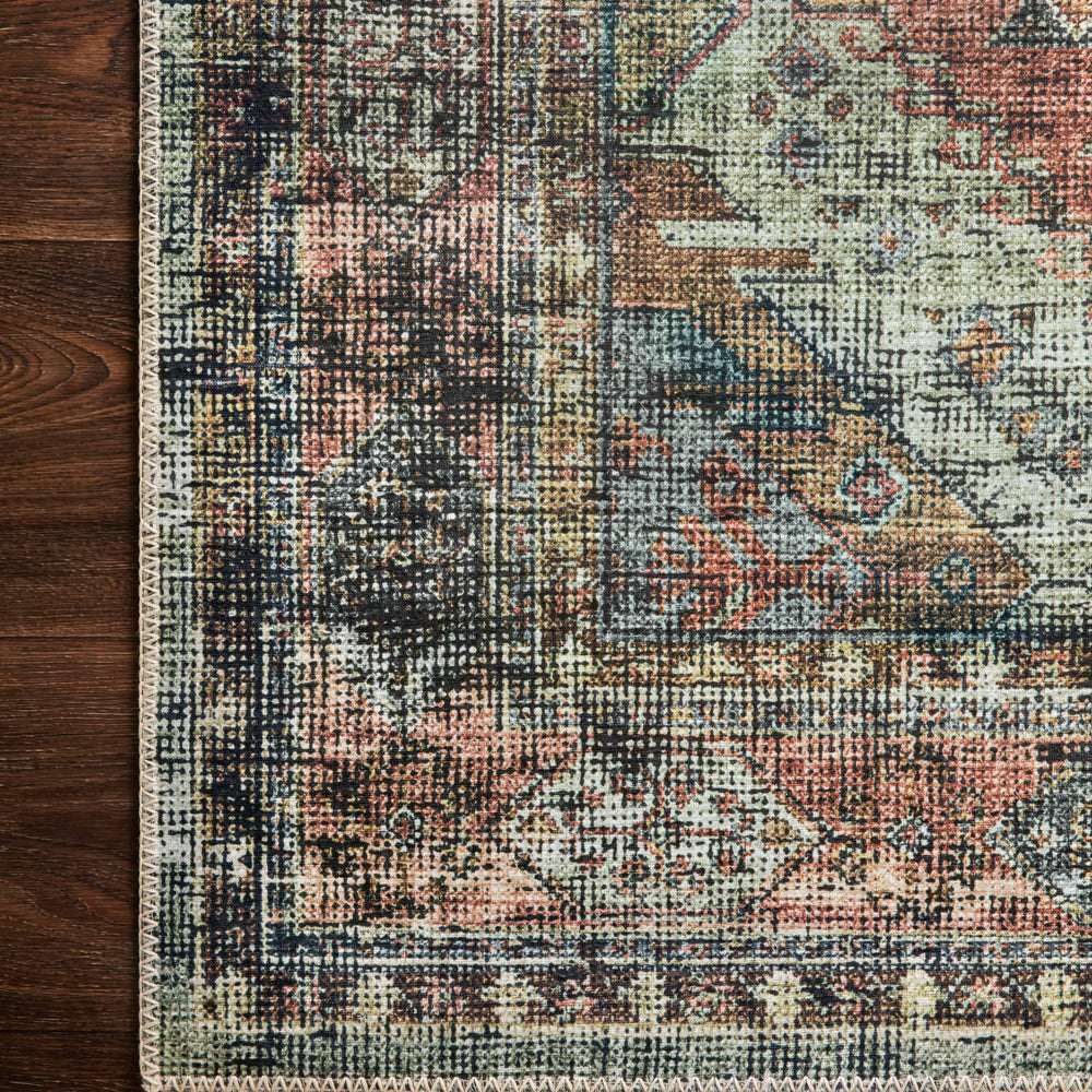 Loloi Skye Apricot / Mist 6'-0" x 6'-0" Round Area Rug – Outrageous ...