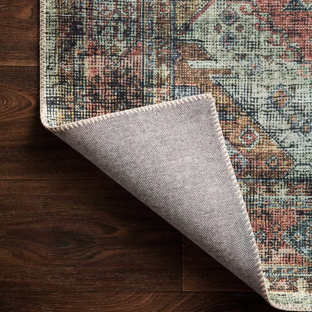 Loloi Skye Apricot / Mist 6'-0" x 6'-0" Round Area Rug – Outrageous ...