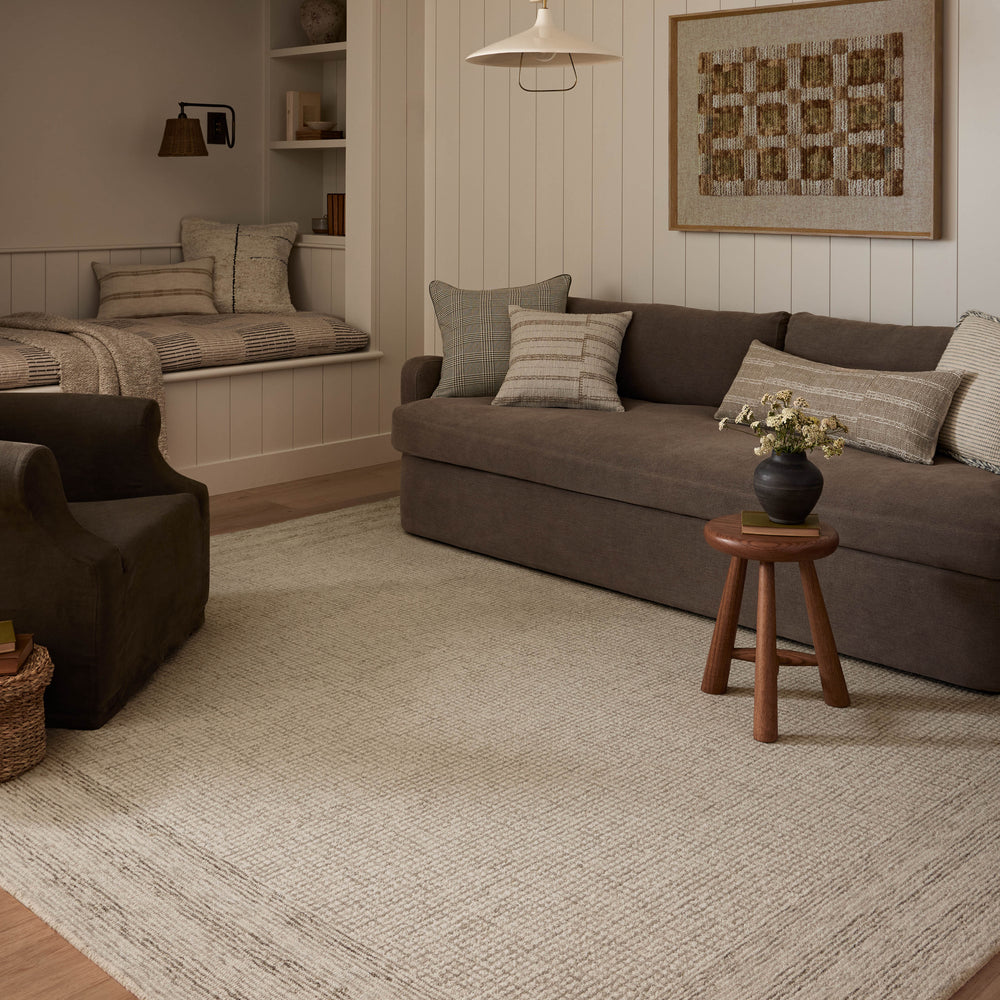 Amber Lewis x Loloi Windsor Ivory / Stone 7'-9" x 9'-9" Area Rug ...