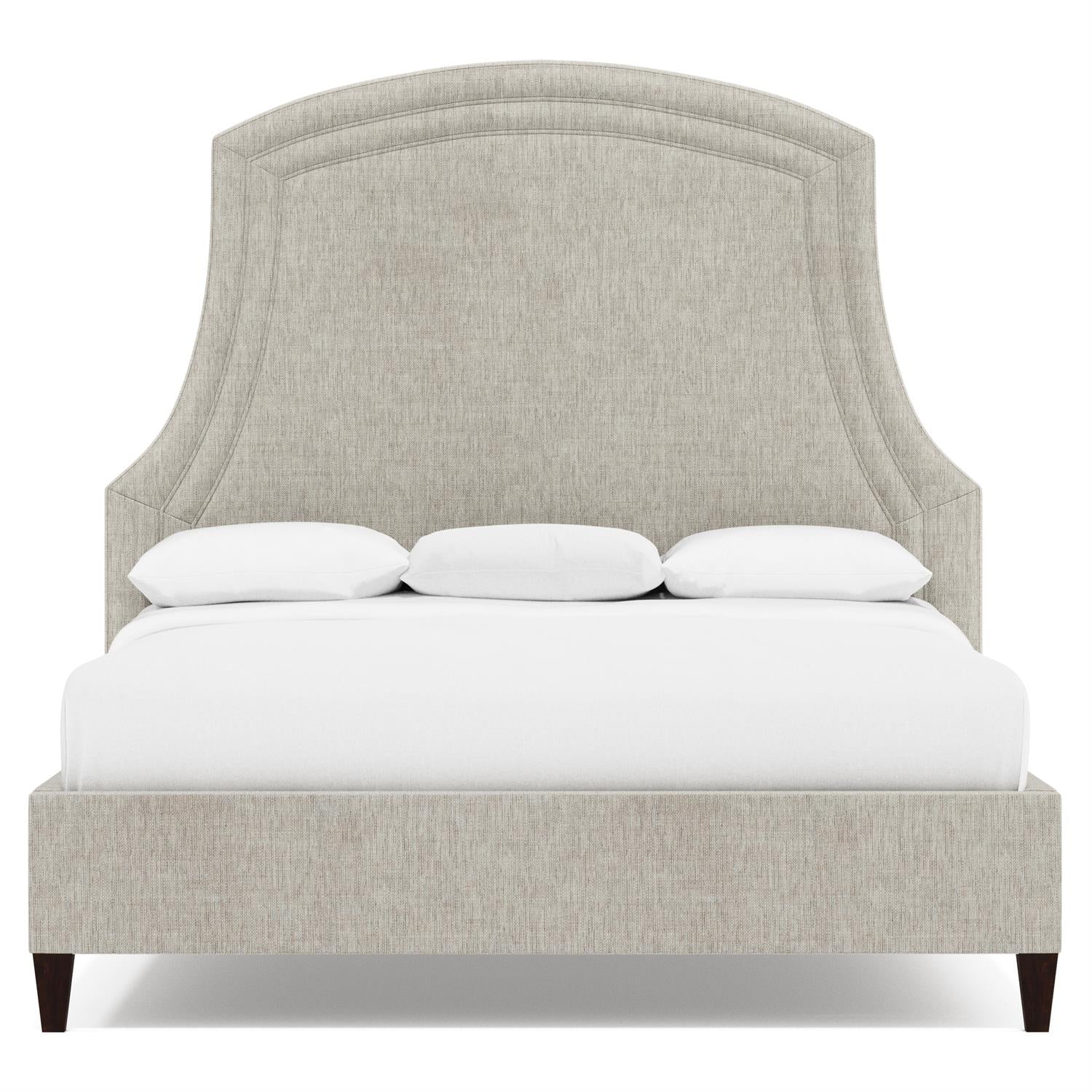 Bayford Queen Bed – Upholstered Arched Headboard – Outrageous Interiors ...