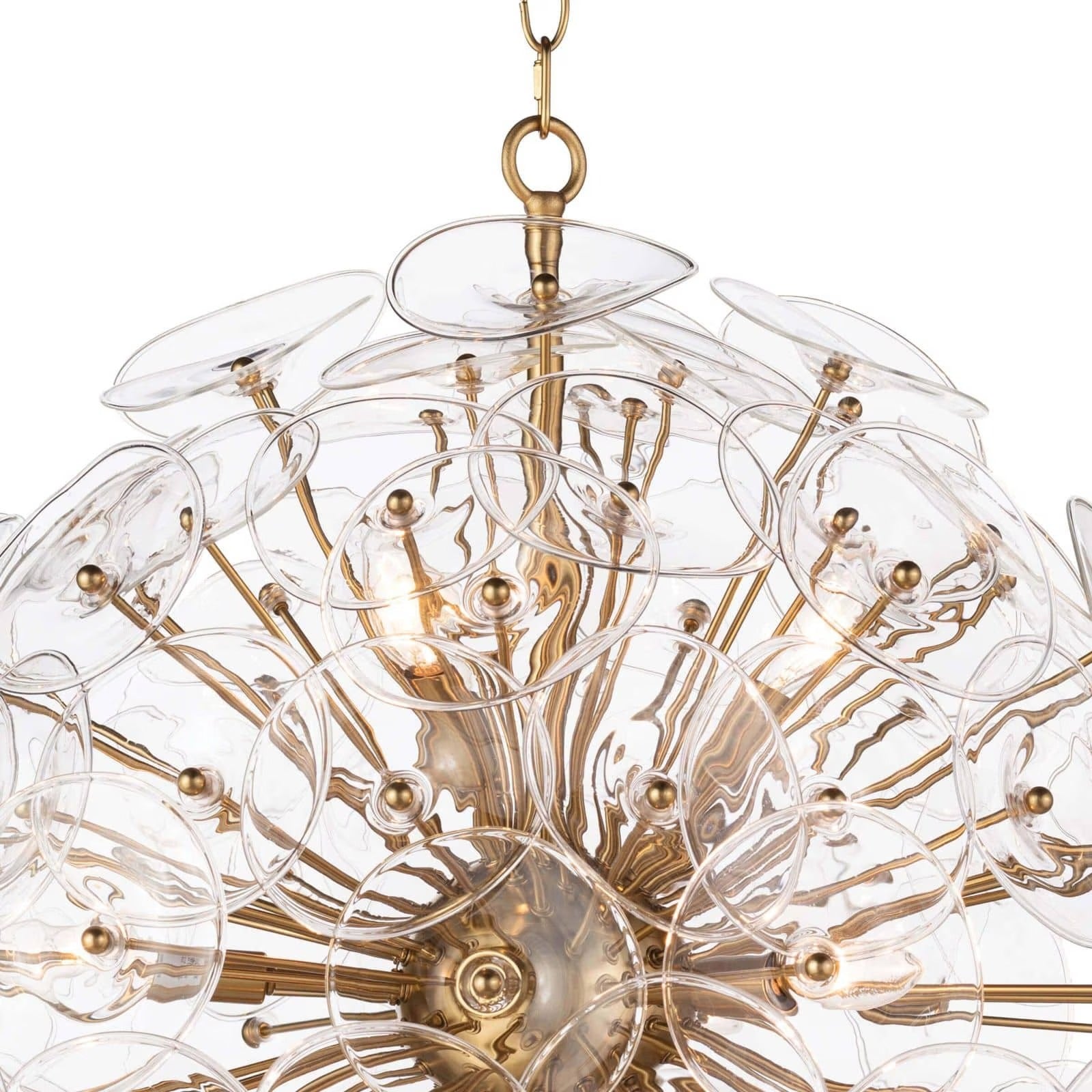 Poppy Glass Chandelier Small (Clear) – Outrageous Interiors and Design