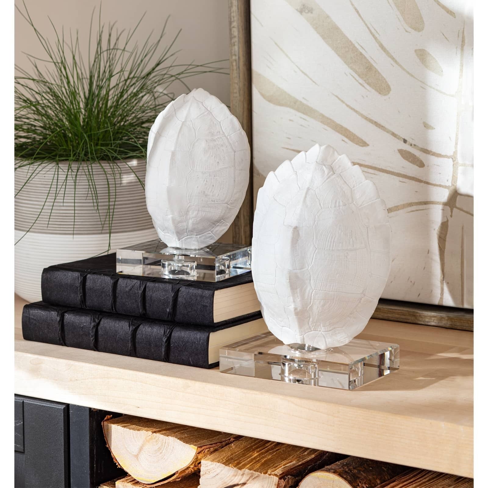 Turtle Shells On Crystal (Set of 2) – Outrageous Interiors and Design