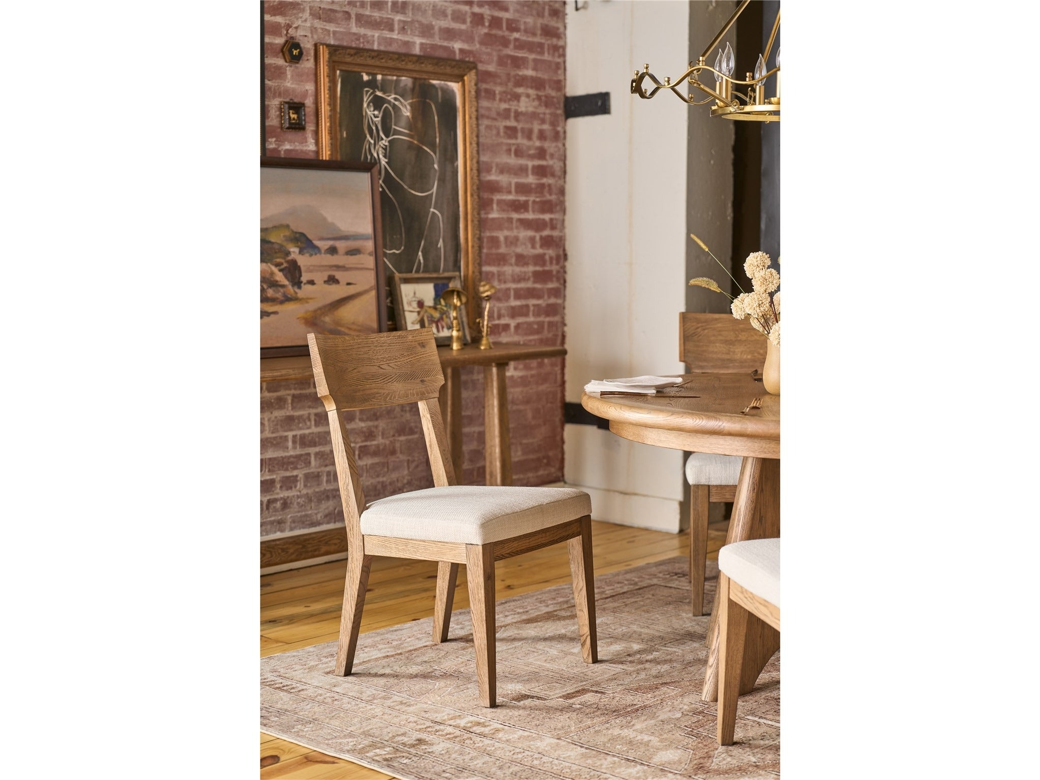 Sienna Wood Back Side Chair – Outrageous Interiors and Design