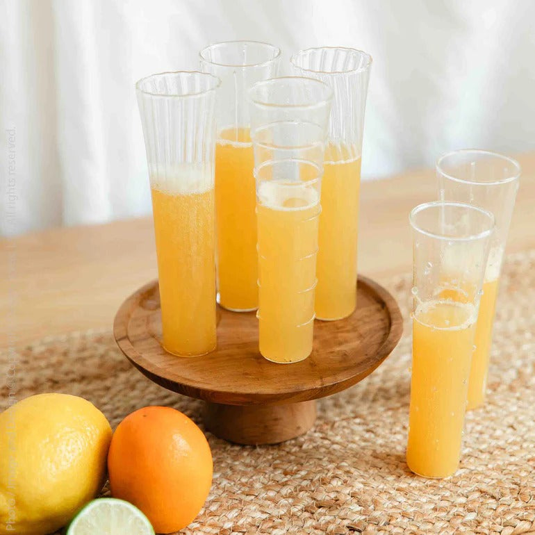 Livenza™ Flute Glasses (8 oz.: set of 6) – Outrageous Interiors and Design