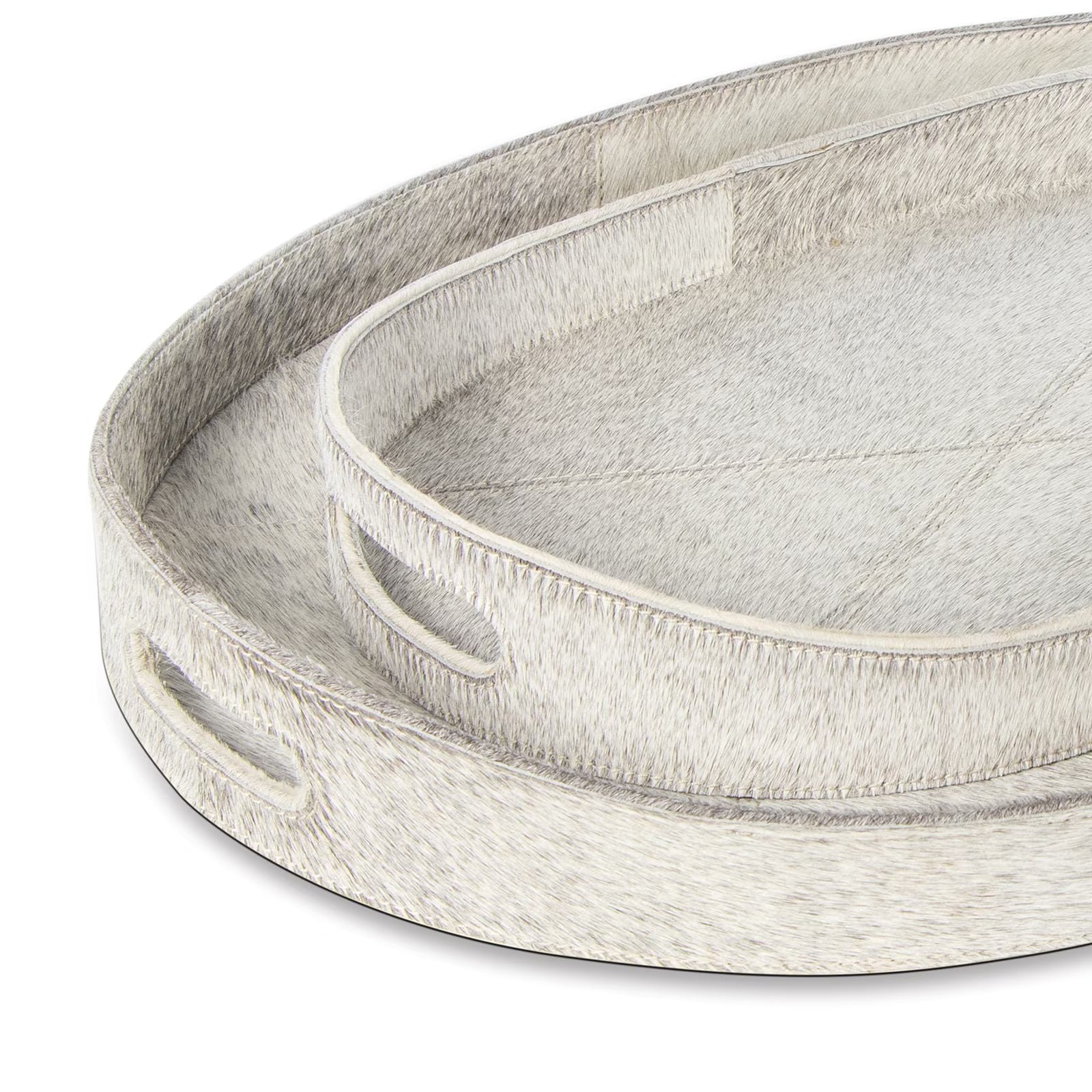 Andres Hair on Hide Tray Set (Grey) – Outrageous Interiors and Design