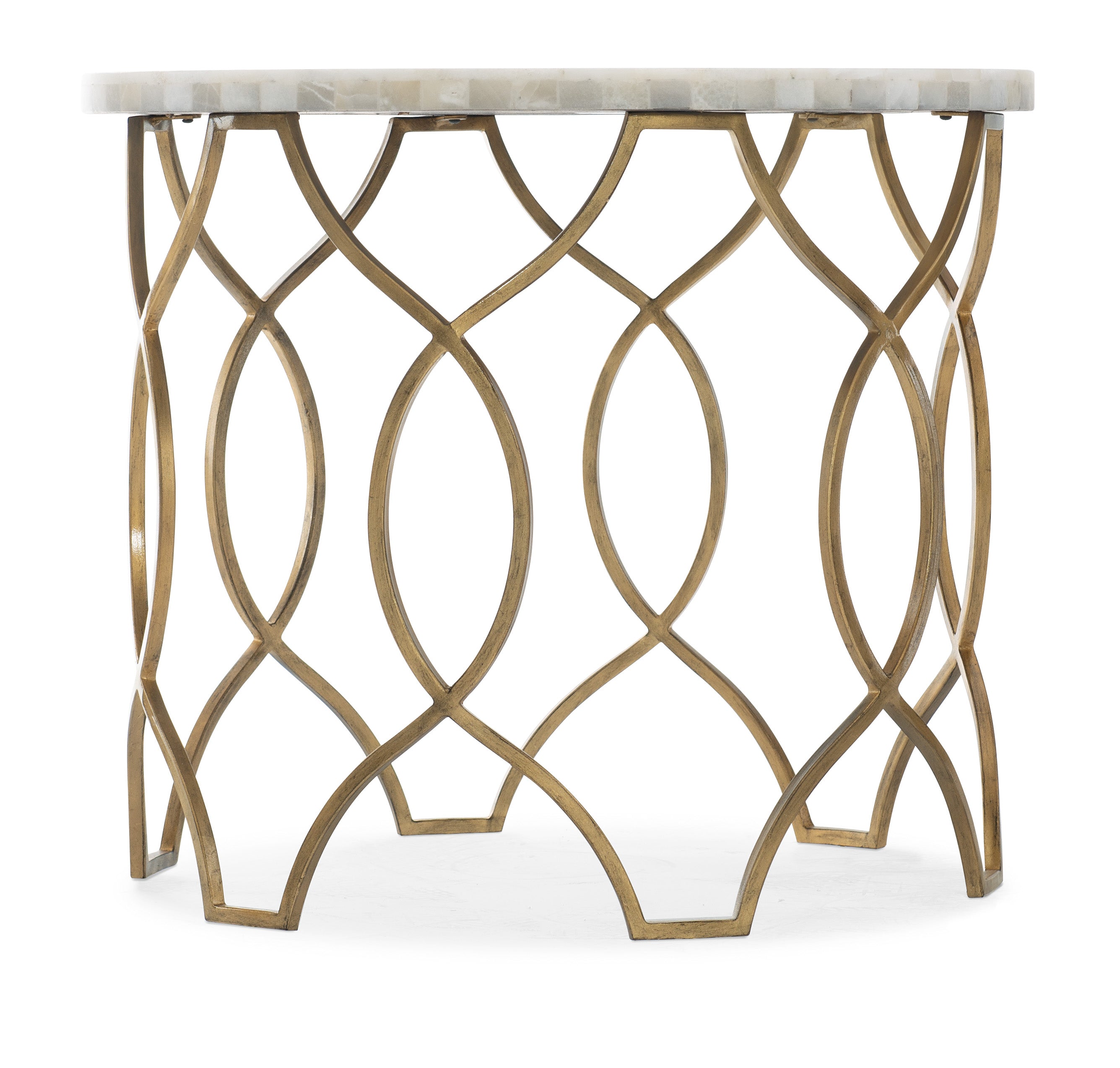 Melange Corrina Round Lamp Table – Outrageous Interiors and Design
