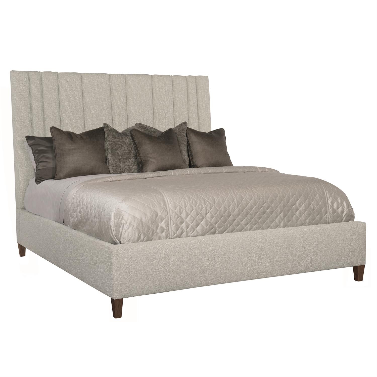 Modena Upholstered King Bed – Channel Tufted Headboard – Outrageous ...