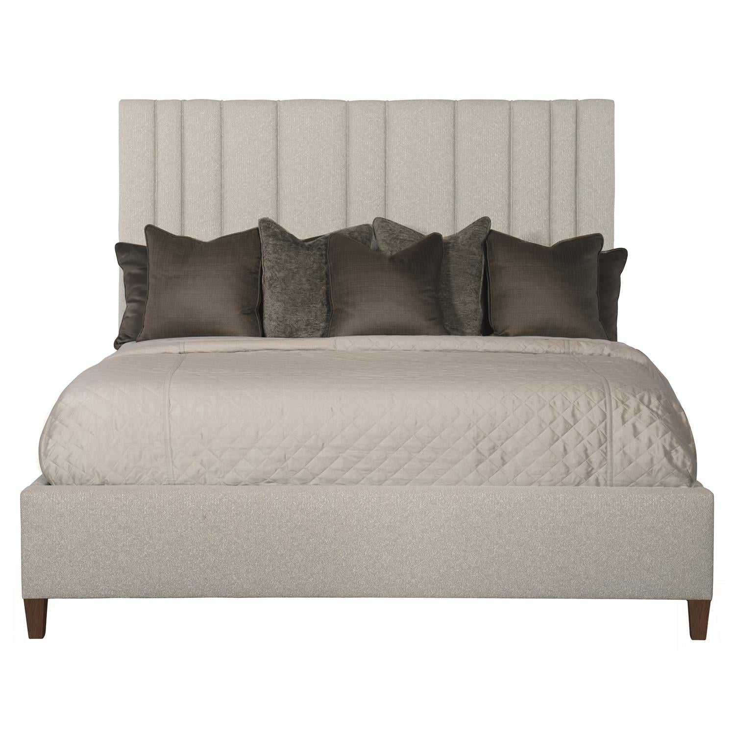 Modena Upholstered King Bed – Channel Tufted Headboard – Outrageous ...