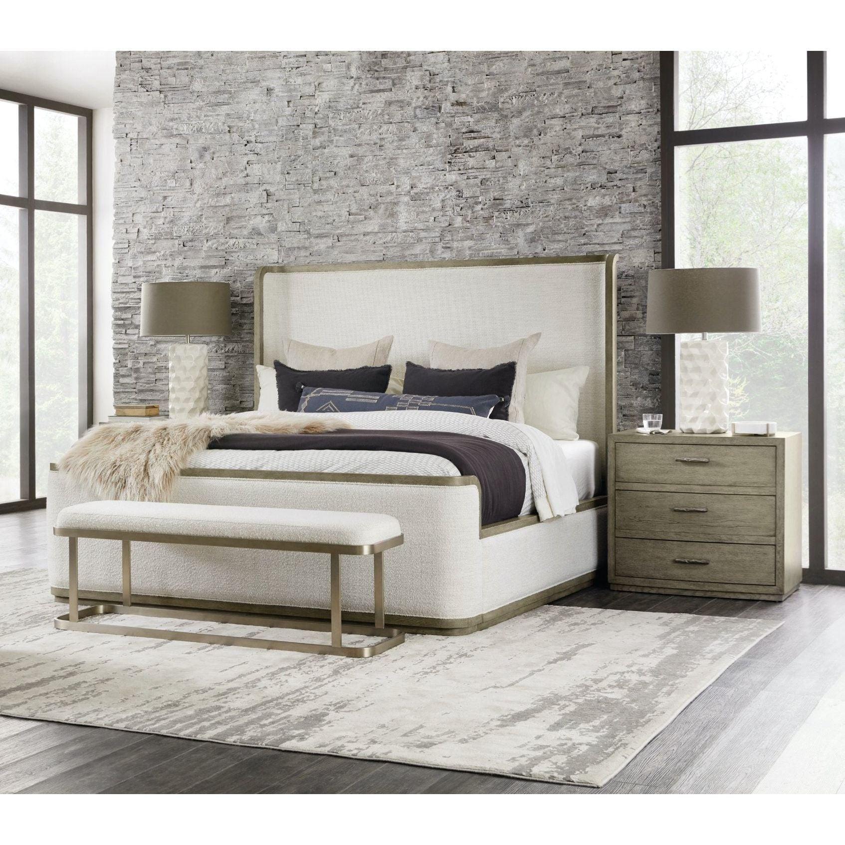 Linville Falls Boones King Upholstered Shelter Bed – Outrageous ...