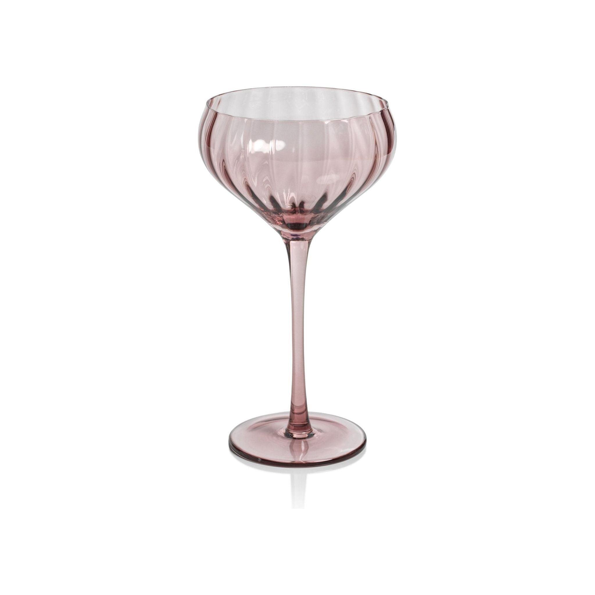 Madeleine Optic Cocktail Wine Glass - Set of 4 – Outrageous Interiors ...